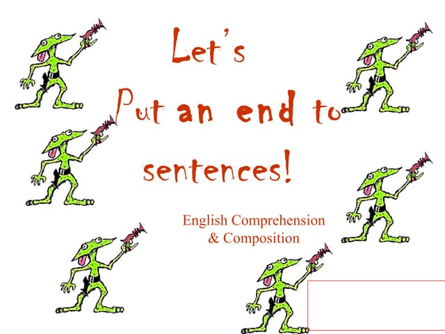 Capitalization and punctuation | PPTX