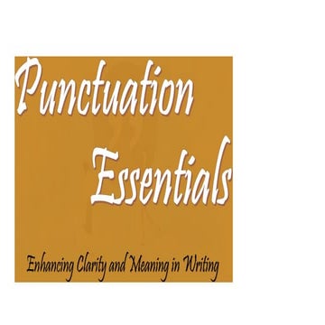 Punctuation Marks: a very comprehensive PPT on rules | PPT