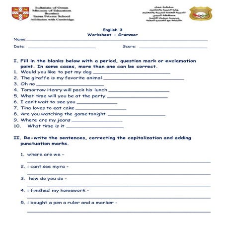 Punctuation marks | PDF