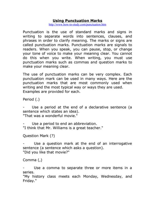 Correcting A Run On Sentence