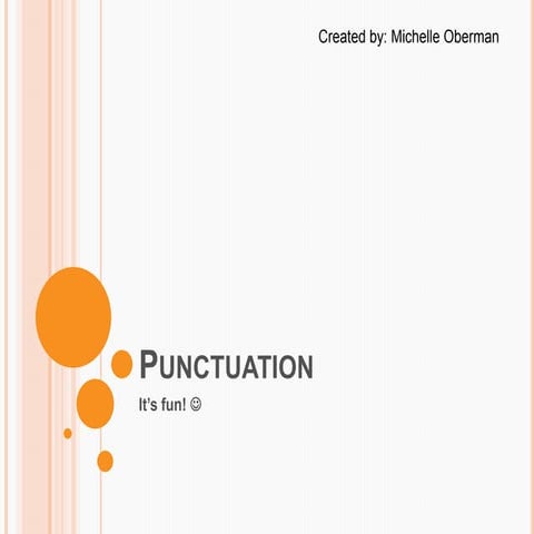 Teaching. Punctuation ppt useful for grade 6 students | PPT