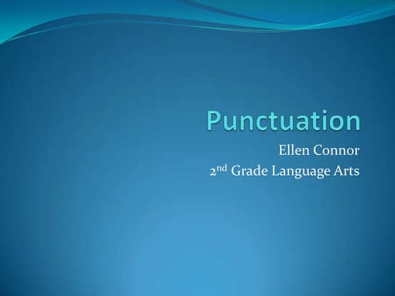 Punctuation Marks in English Grammar | PPT