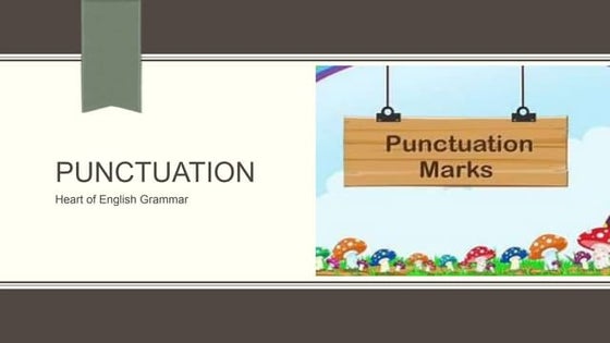 Punctuation Marks in English Grammar | PPTX | Internet for Beginners | Internet