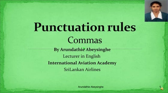 Grammar - Comma Use | PDF