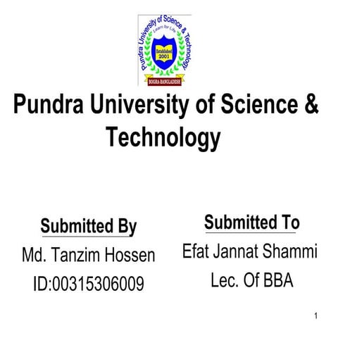 Characteristics of Business || Pundra University | PPT