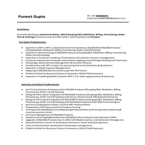 Puneet resume | DOCX
