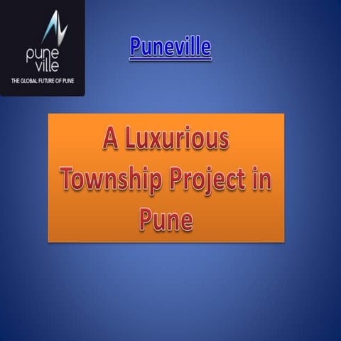 Puneville - 2, 3, 4BHK Ultra luxurious flat in an elite township ...