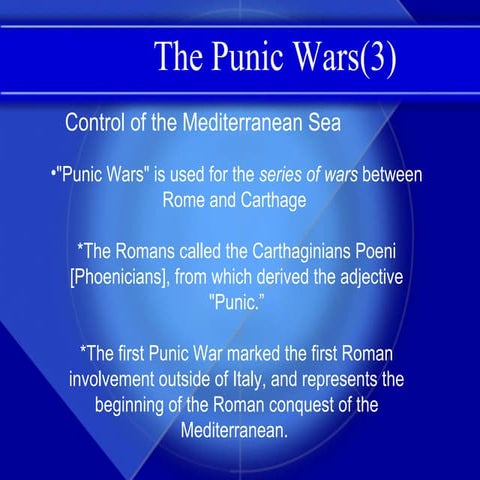Punic wars | PPT