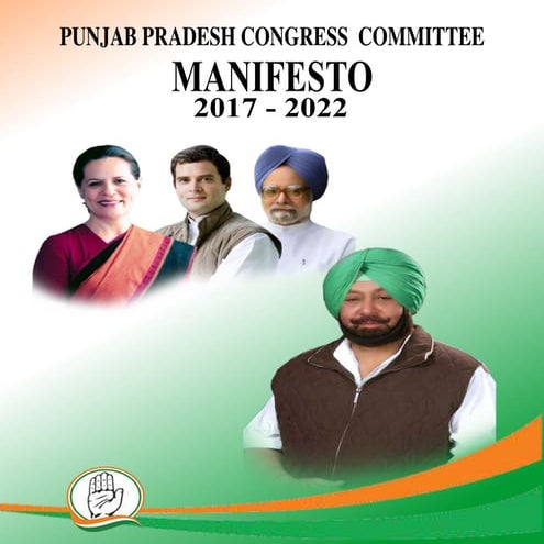 Punjab pradesh congress committee manifesto | PDF
