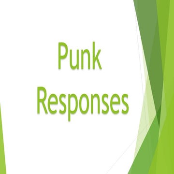 Punk Responses | PPTX