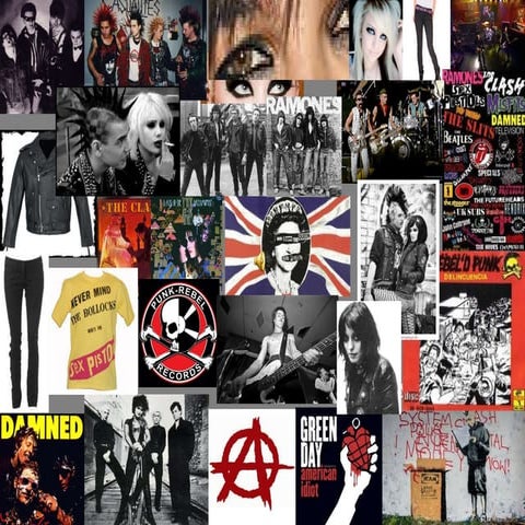 Punk mood board | PPT