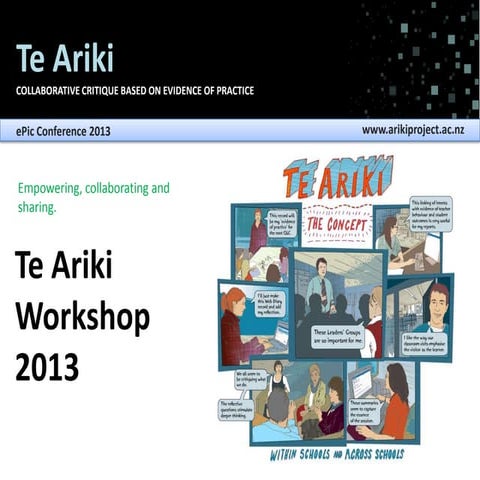 Te Ariki Collaborative - Critique based on Evidence of Practice | PPTX