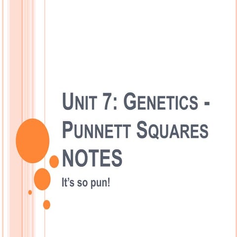 Punnett squares day 1 im notes | PPT