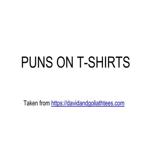 Puns | PPT