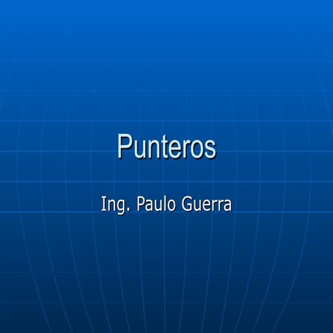 Punteros | PPT