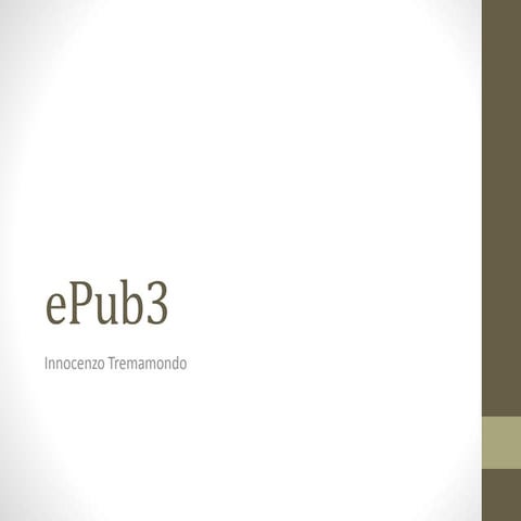 ePub3 with PubCoder | PPTX | Desktop Publishing | Computer Software and Applications