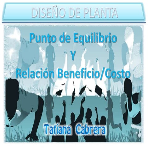 PUNTO DE EQUILIBRIO Y RELACION BENEFICIO COSTO | PPTX