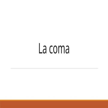 Presentación de coma | PPTX