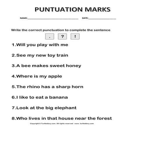 Puntuation marks | DOCX