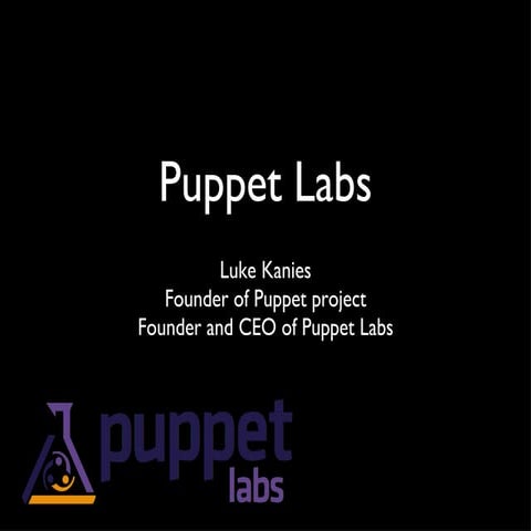 Puppet Labs Under The Radar | PPT