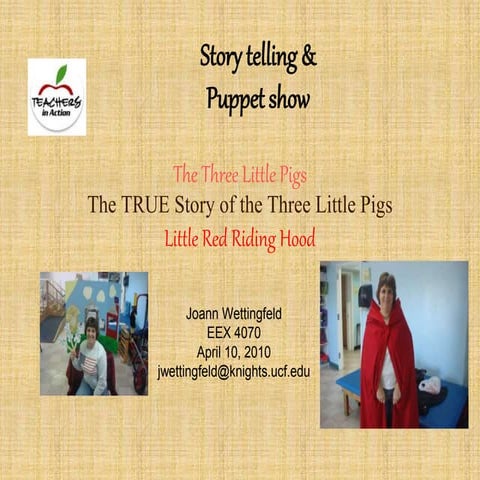 Puppet Show at UCP | PPTX