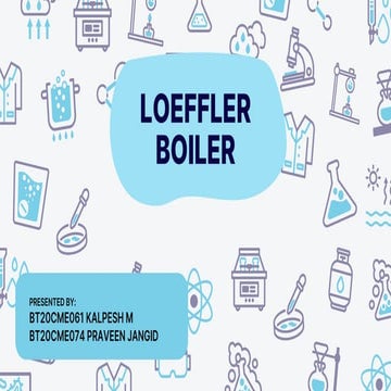 Loeffler boiler and its use in a process plant | PDF
