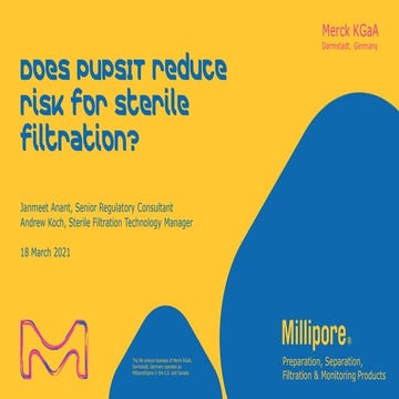 Does PUPSIT Reduce Risk for Sterile Filtration? | PDF