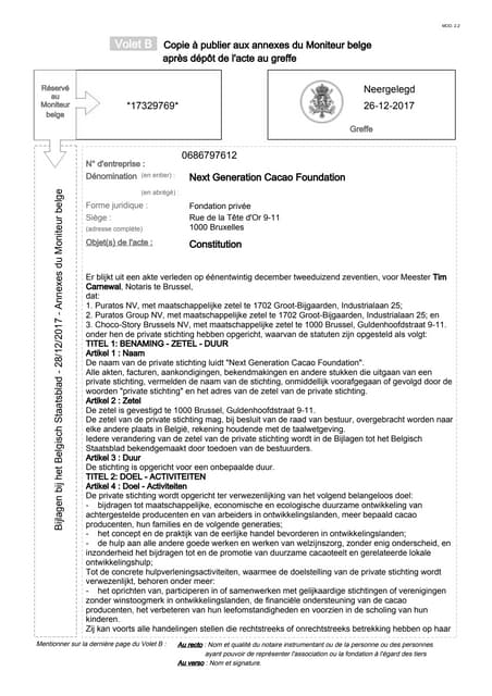 Oprichtingsakte Join.Vlaanderen | PDF