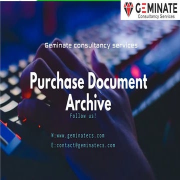 Purchase Document Archive | PDF