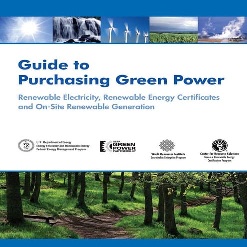 Guide to Purchasing Green Power | PDF