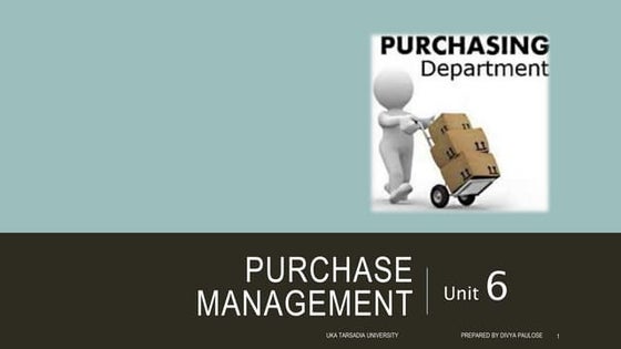 Purchasing and procurement in Material management | PPTX | Logistics ...