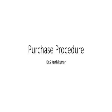 BT8010: Purchase procedure | PPTX