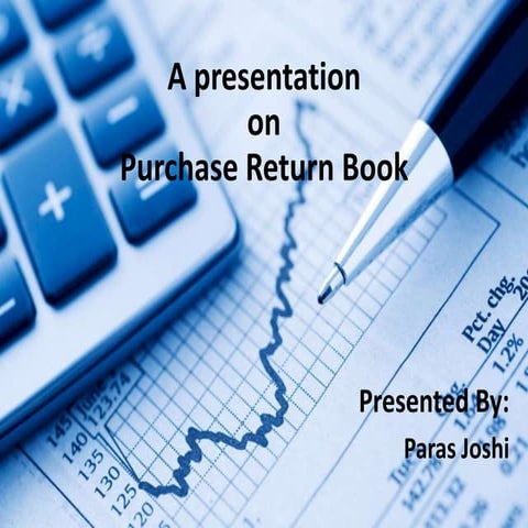 Purchase return book | PPTX