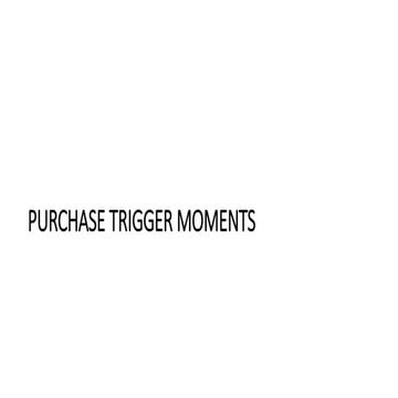 Purchase trigger moments | PDF | Social Networking | Internet