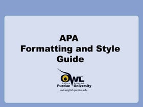 APA 6th Ed Tutorial v10 | PPT