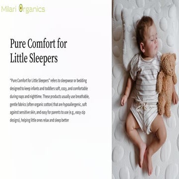 Pure-Comfort-for-Little-Sleepers -Milari | PDF