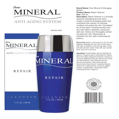 Anti-aging products from Pure Minerals | PDF