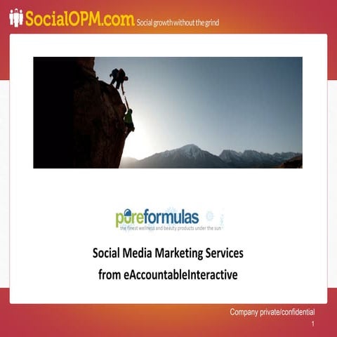 PureFormulas.com- SocialOPM Presentation | PPT | Social Networking | Internet