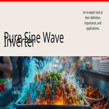Pure Sine Wave Inverter with all slides. | PPTX
