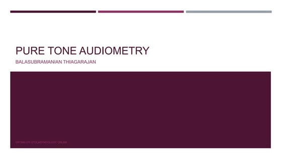 Audiometric masking | PPT