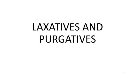 Understanding Cathartics in Pharmaceutical Inorganic Chemistry | PDF