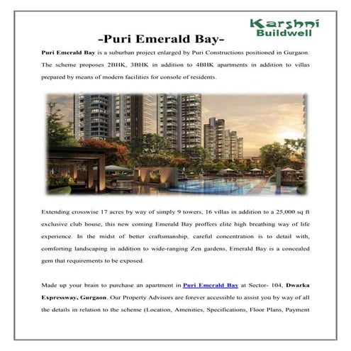 Puri emerald bay | PDF