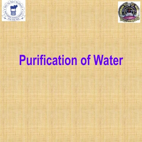 ISPE baseline guide Water system | PPTX