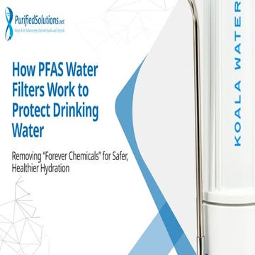 How PFAS Water Filters Work to Protect Drinking Water? | PPTX