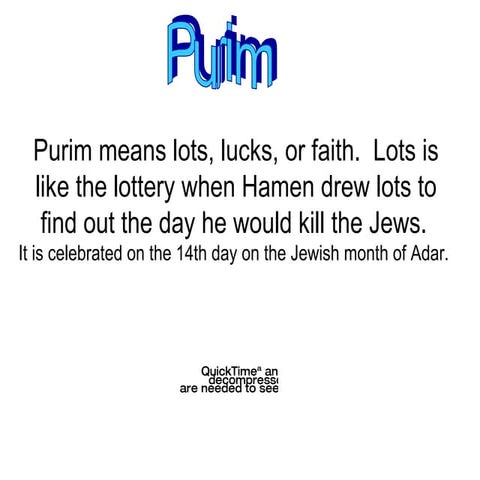 Purim | PPT
