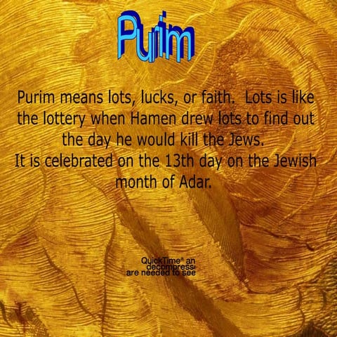Purim | PPT