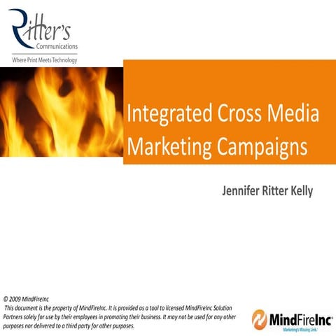 Cross-Media Marketing Case Study #1 | PPTX