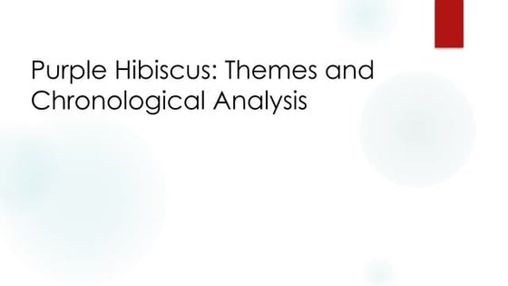 Purple-Hibiscus---Week-5.ppt | Poetry | Books and Literature