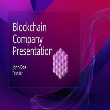 Purple and Blue Professional Gradient Blockchain Technology Presentation.pptx