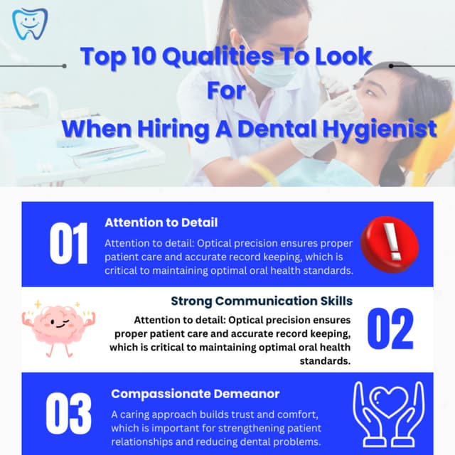 Top 10 Qualities To Look For When Hiring A Dental Hygienist | PDF